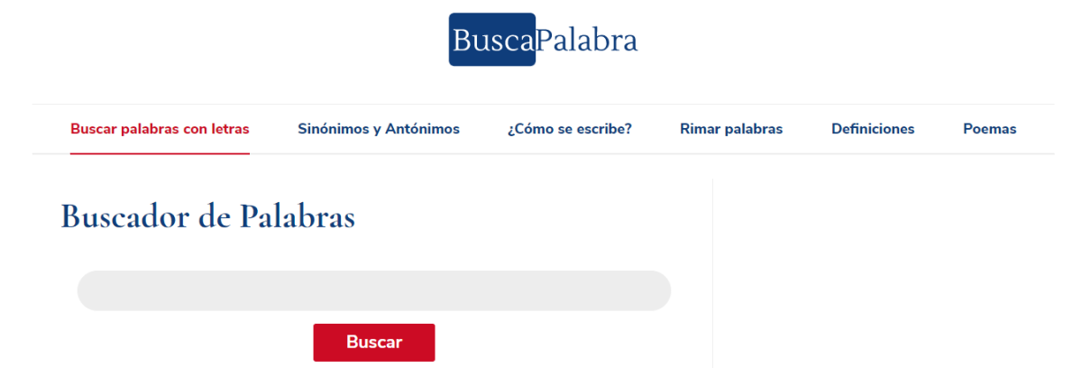 ¿Te gusta la lengua española? Te encantará Buscapalabra.com - De todo ...